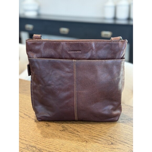 Jack Georges | Bags | Jack Georges Voyager City Leather Crossbody Purse ...